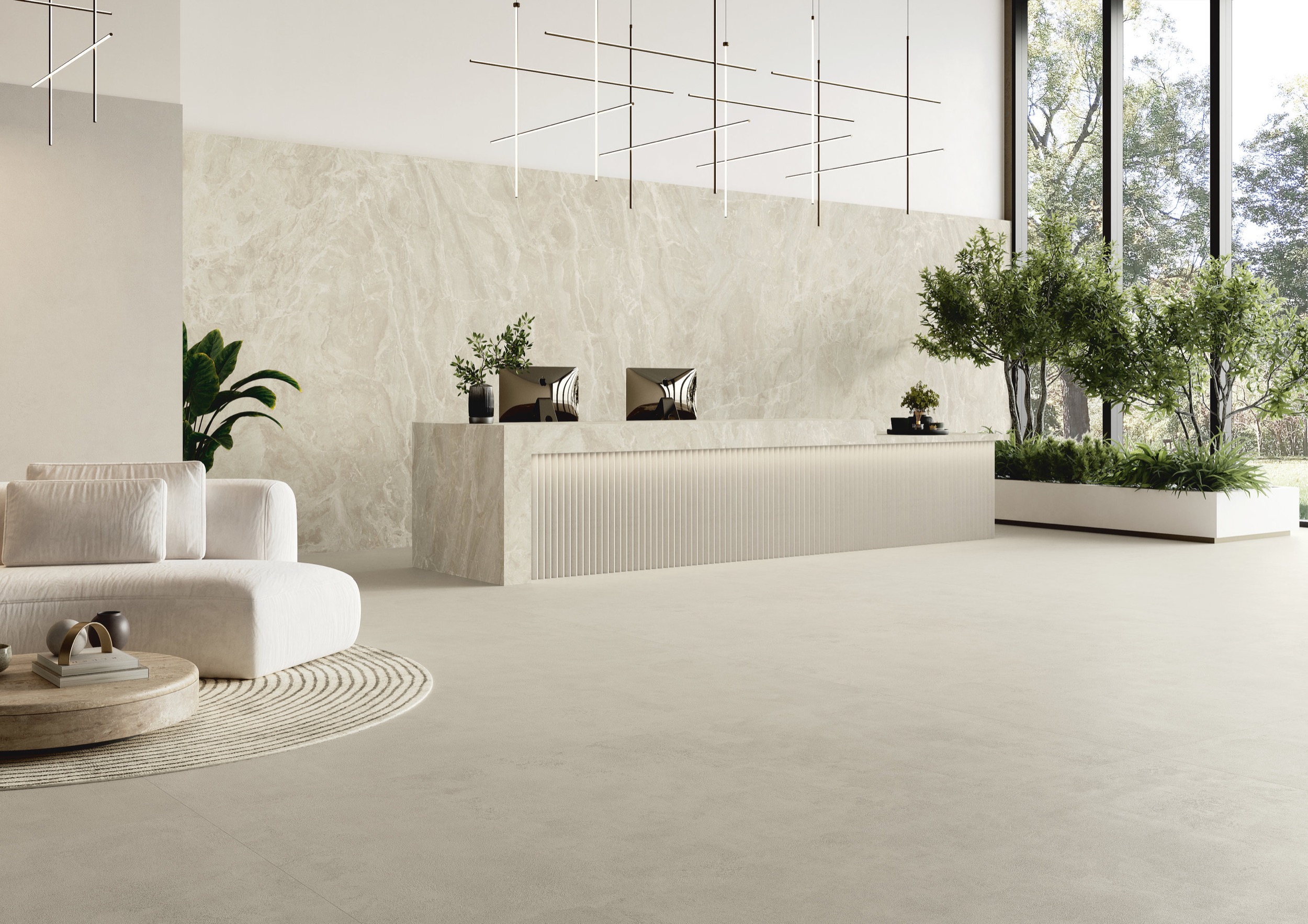 Porcelain Ceramic Surfaces - Monochrome from Fiandre