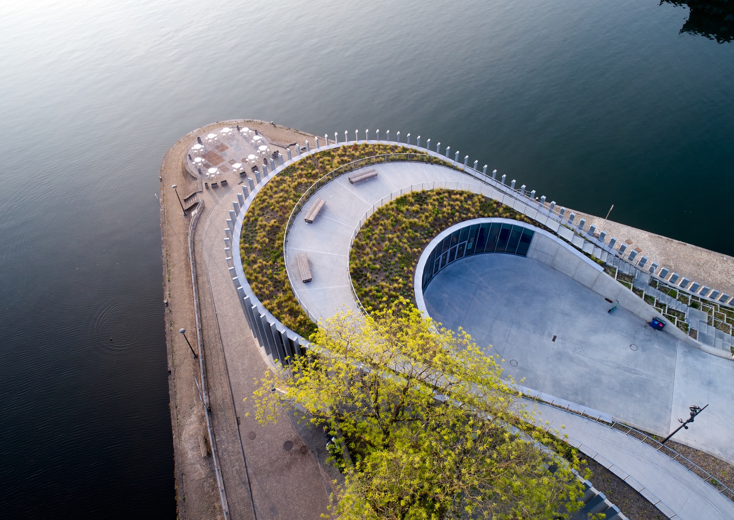 Roofing Membrane in the La Confluence Building from Elevate EMEA