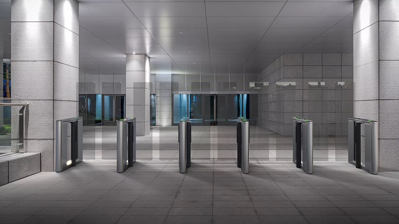 Security Entrance Control - SG100 Speedgate from ASSA ABLOY