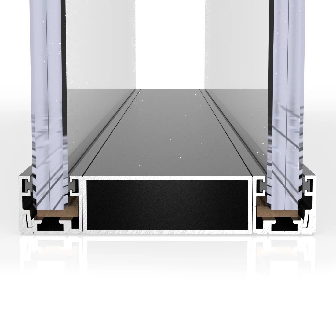 Gallery of Interior Glass Fronts - Double Glass Walls - 1