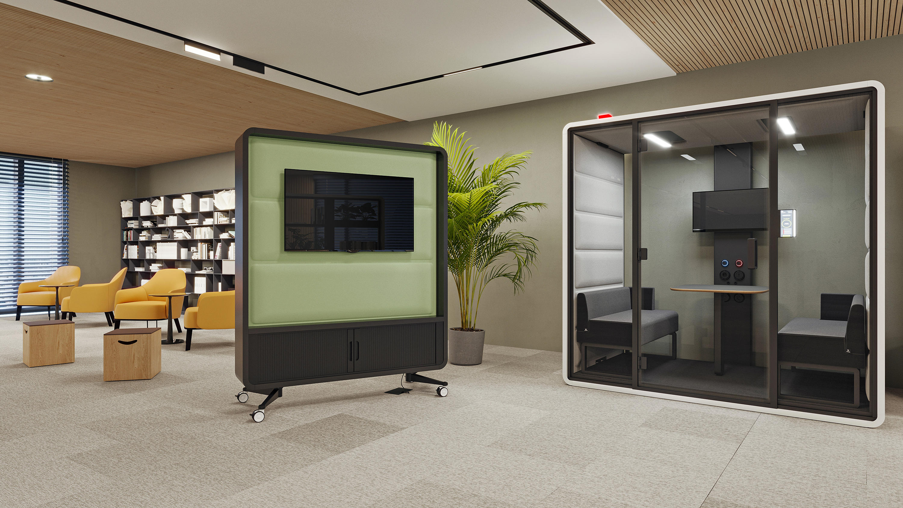 Gallery of Mobile Office Wall - HushWall - 5