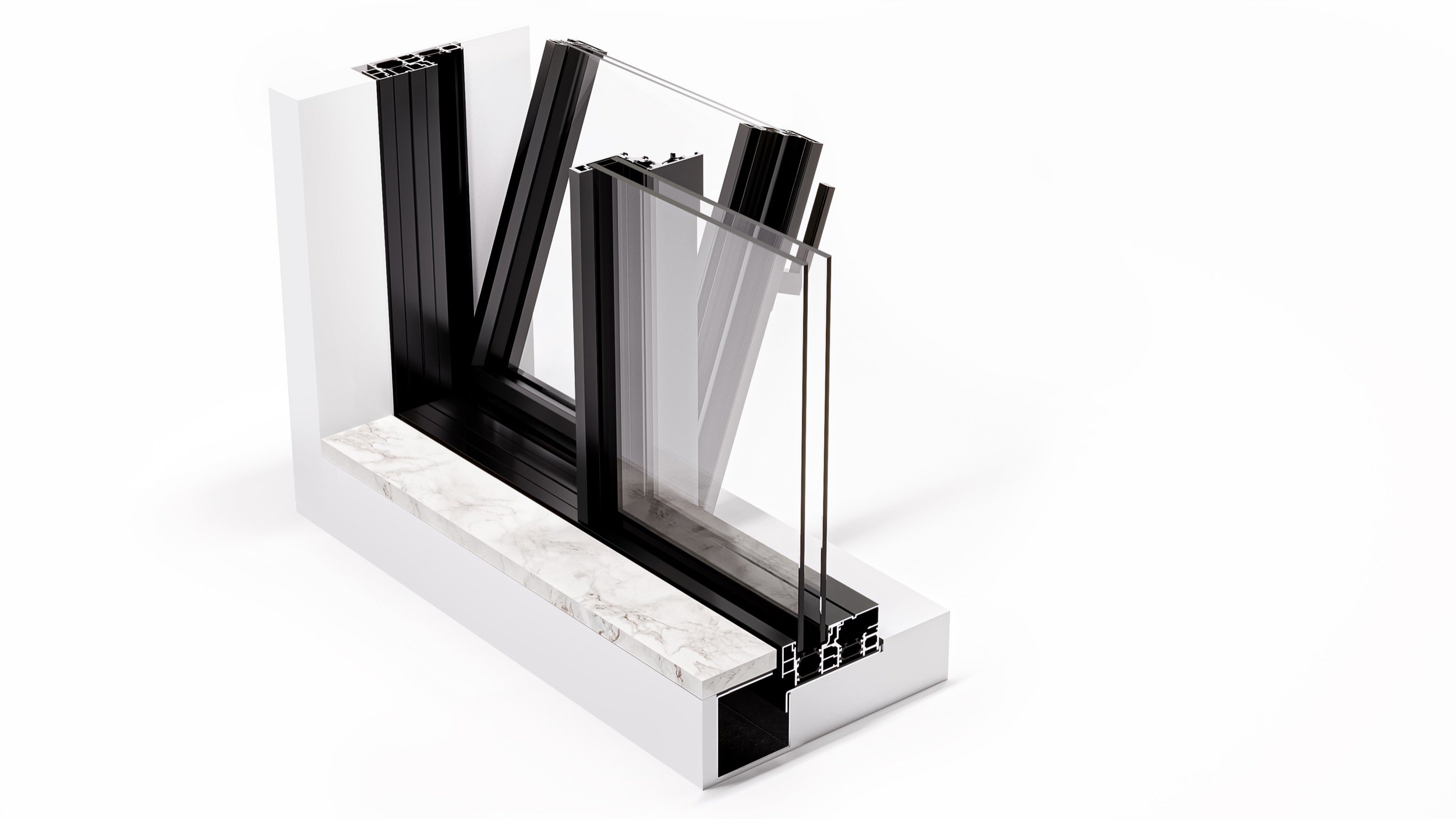Gallery of Dry Glass Window System - HYWIN + - 2