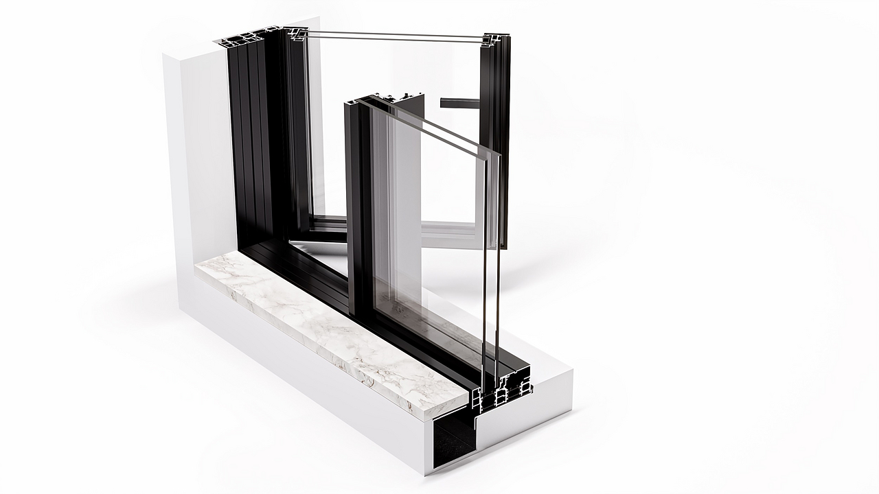 Dry Glass Window System - HYWIN + from Hyline