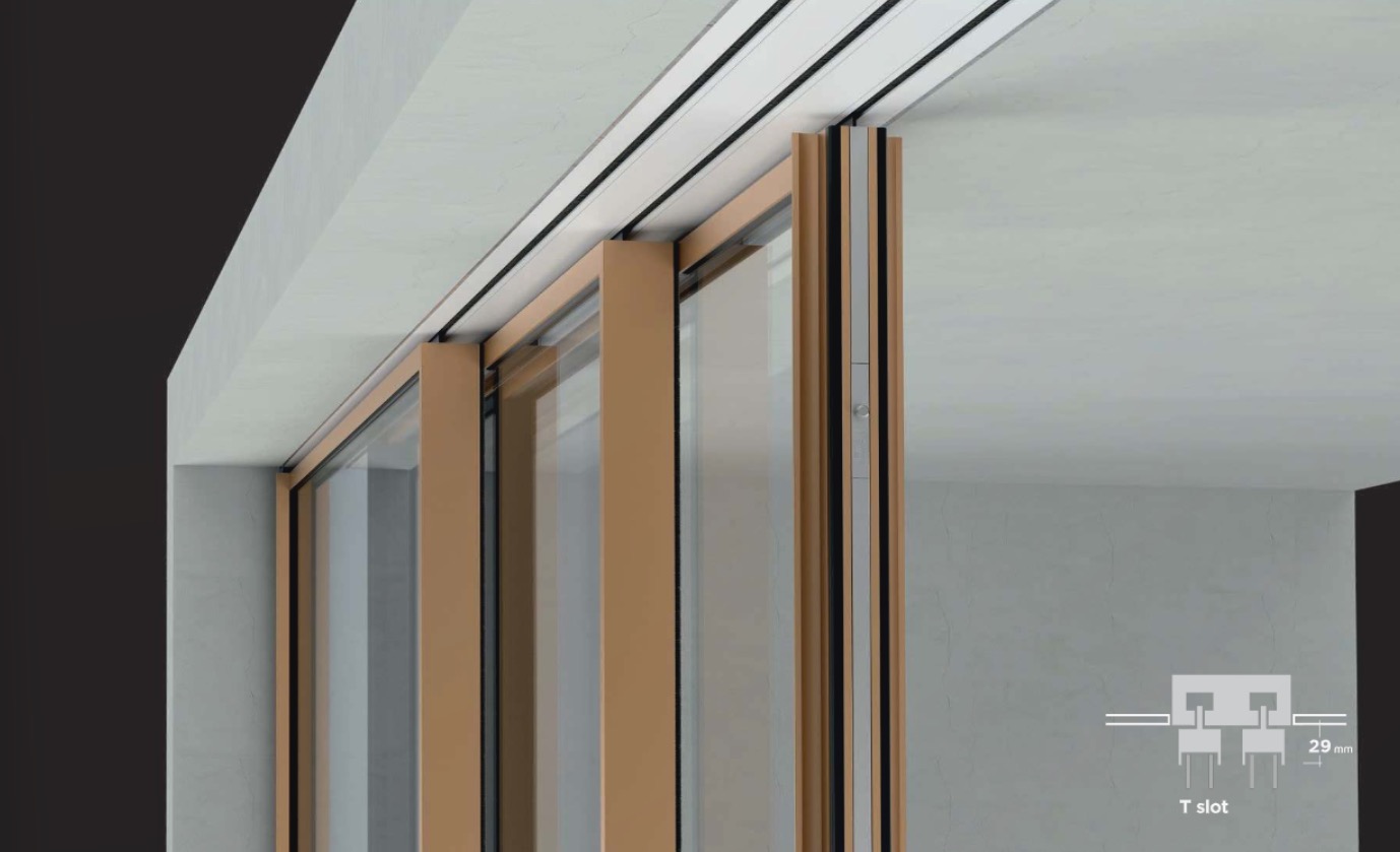 Minimal Sliding Door System - Motion 52 from Motion Facades