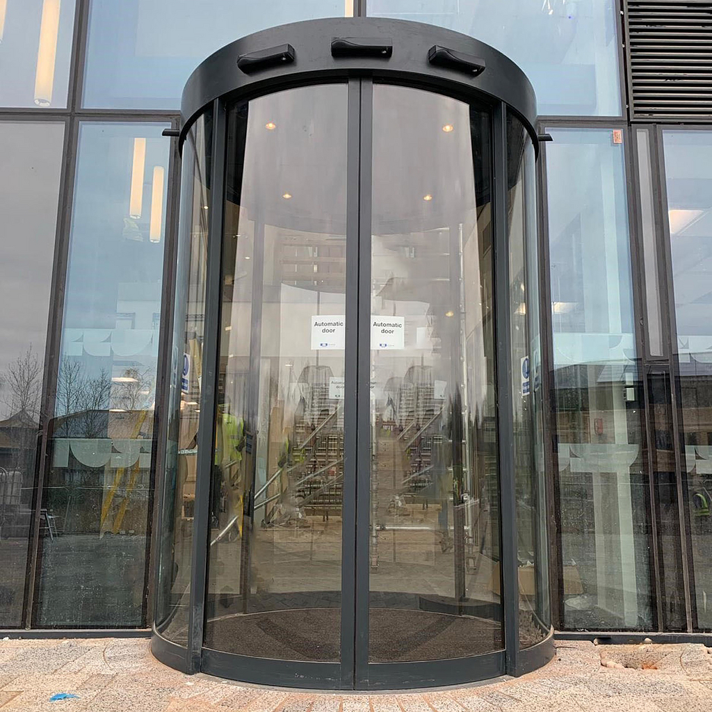 Automatic Sliding Doors System - Curved CD from ASSA ABLOY
