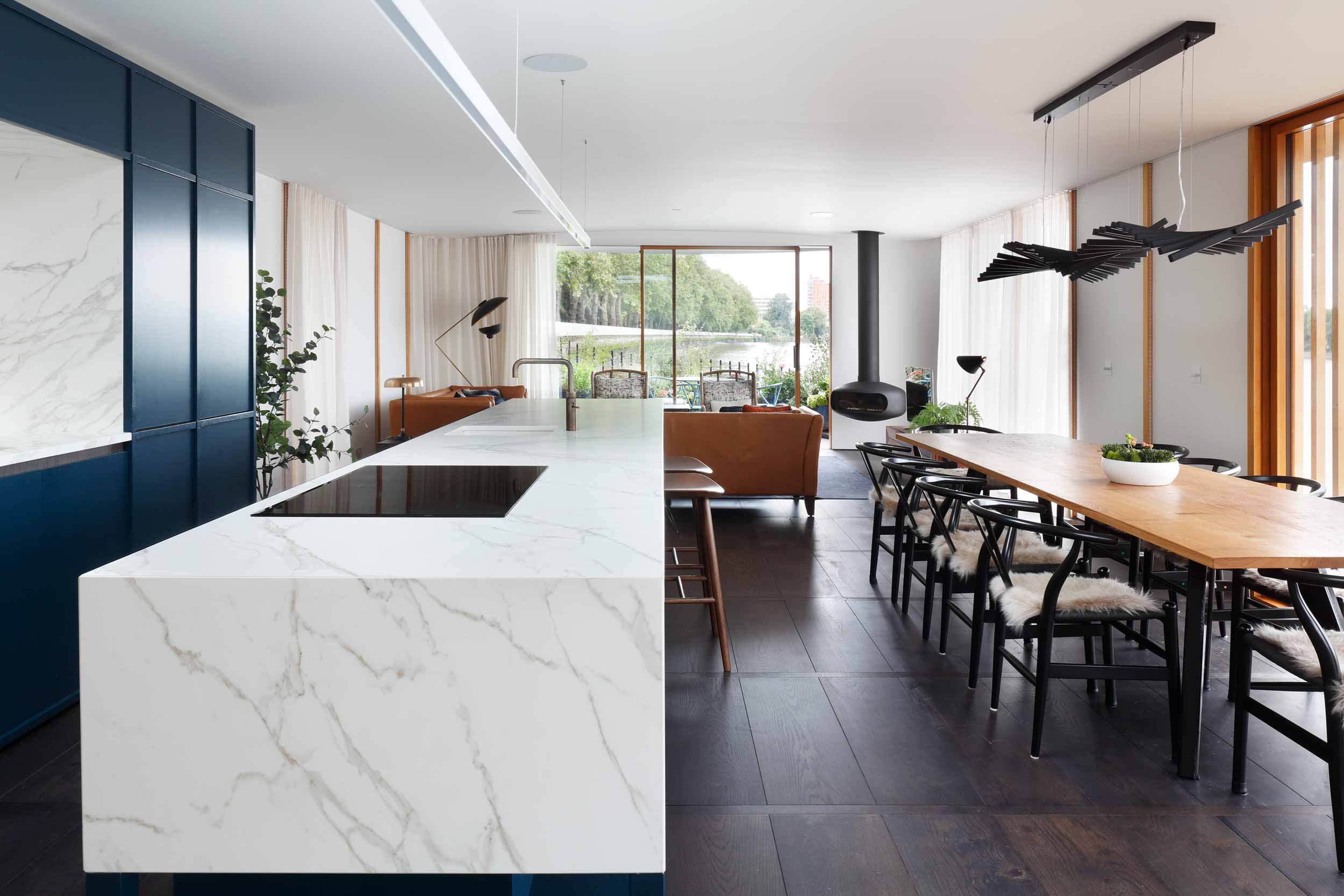 Gallery of Lift & Slide Frameless Windows in Floating Villa - 8