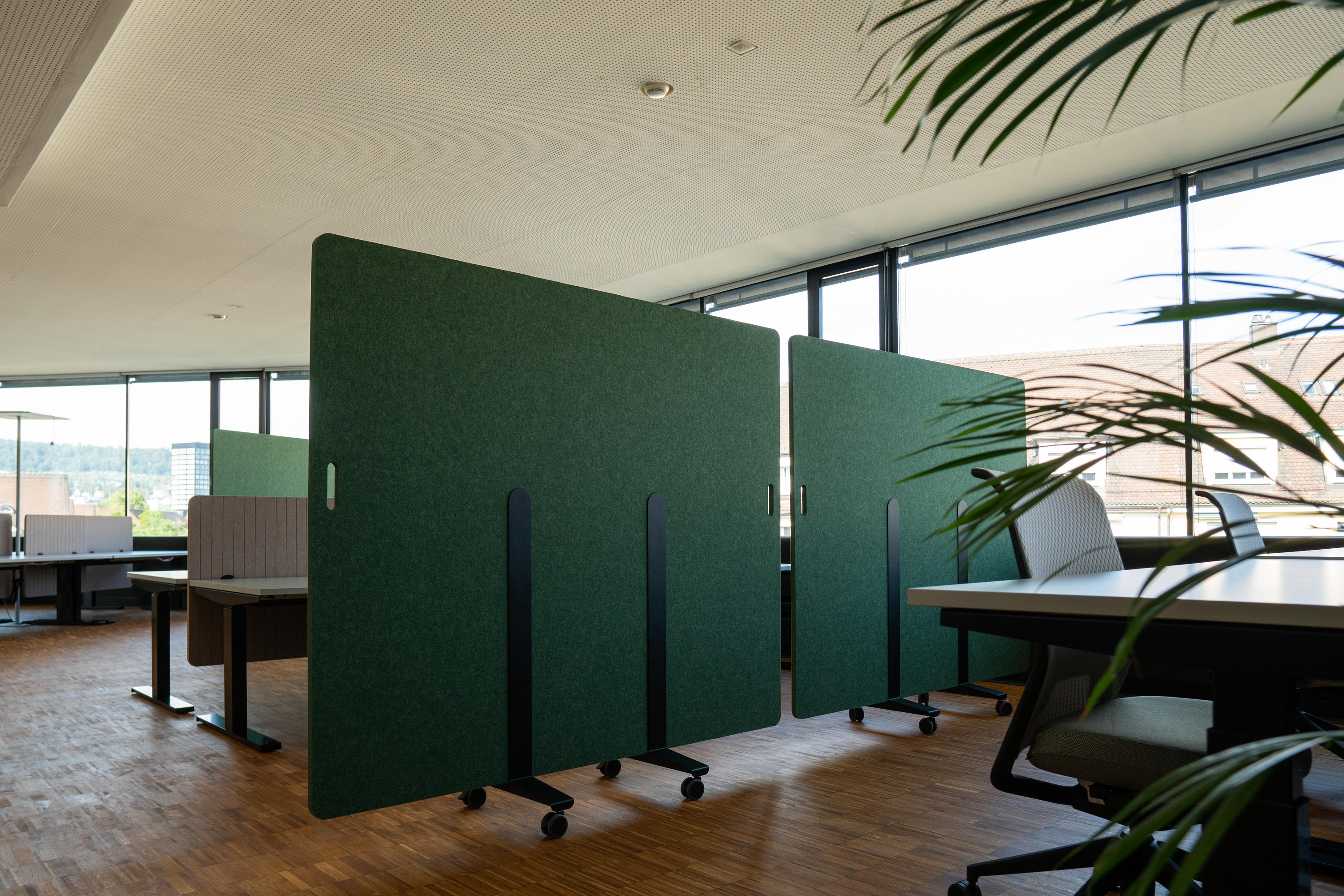Standing Acoustic Partition - Motus from Impact Acoustic