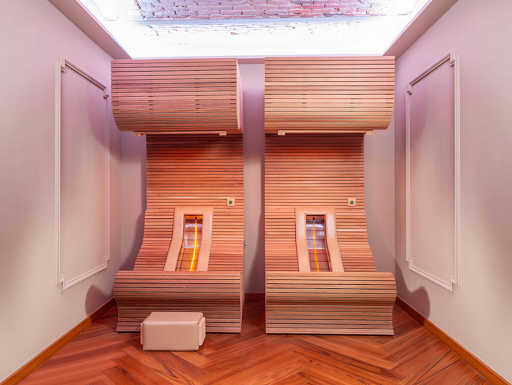 Infrared Lounge Bench from Alpha Wellness Sensations