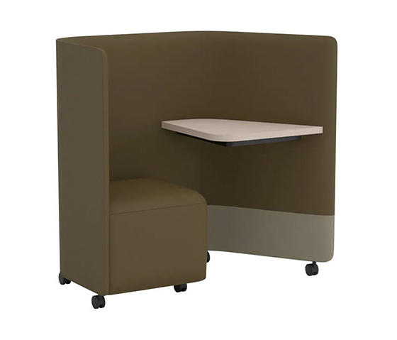 Gallery of Upholstered Lounge Chairs with Desks - Out Office - 3