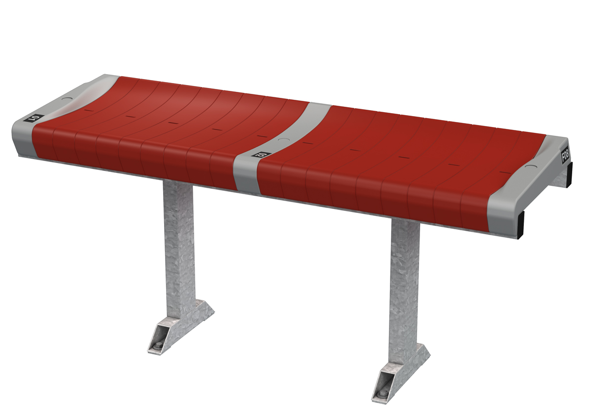 Gallery of Backless Shell Stadium Seats - 2