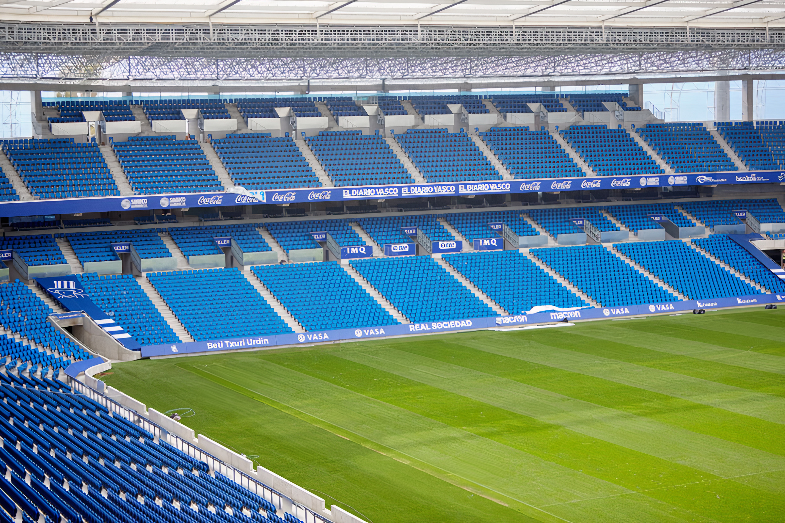 Gallery of Seats in Anoeta Stadium Renovation - 1