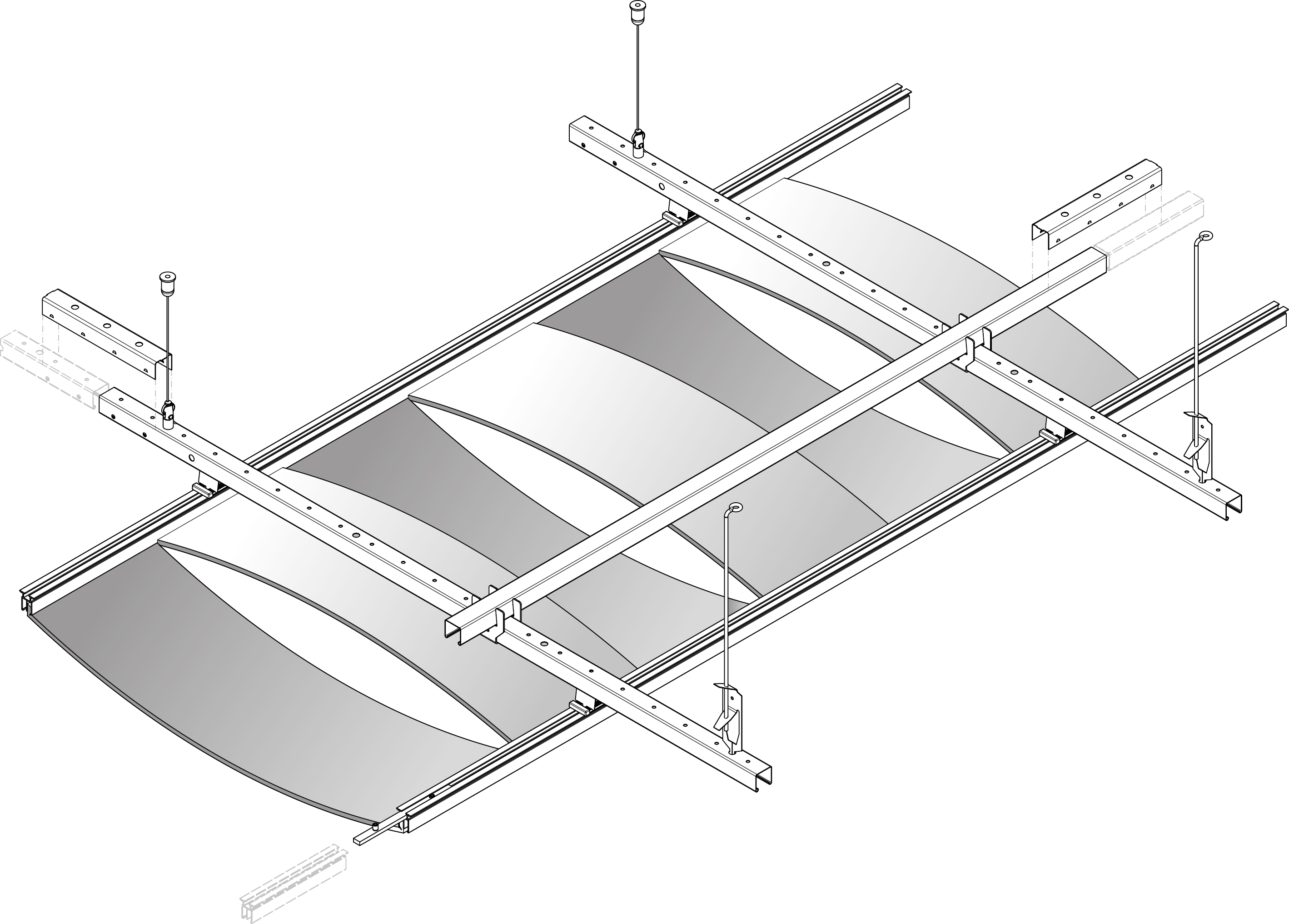 Gallery of Acoustic Ceilings - HeartFelt® Origami Weave - 5