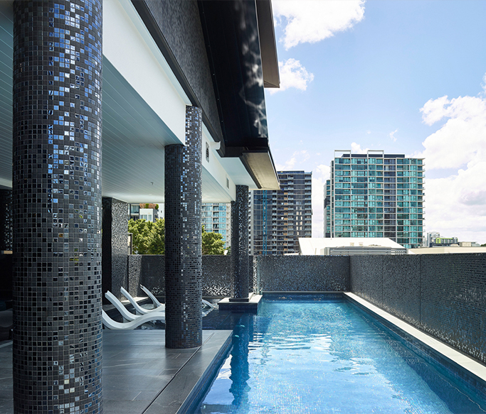 Gallery of Glass Mosaic Deco Series - Square - 9