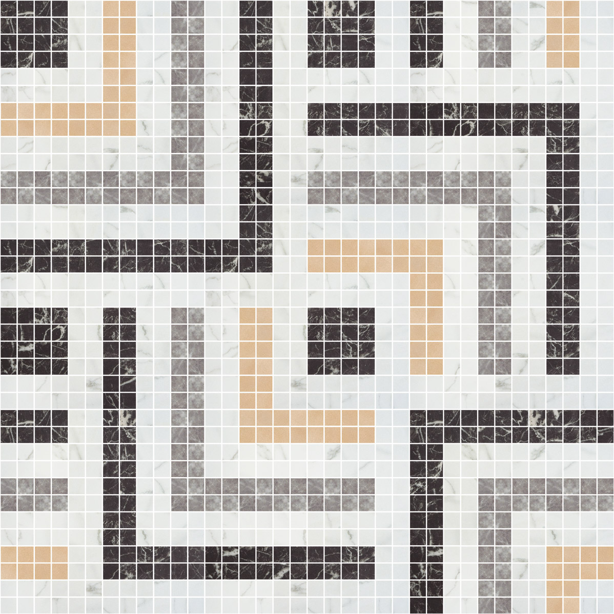Gallery of Glass Mosaic Pattern Series - Square - 24