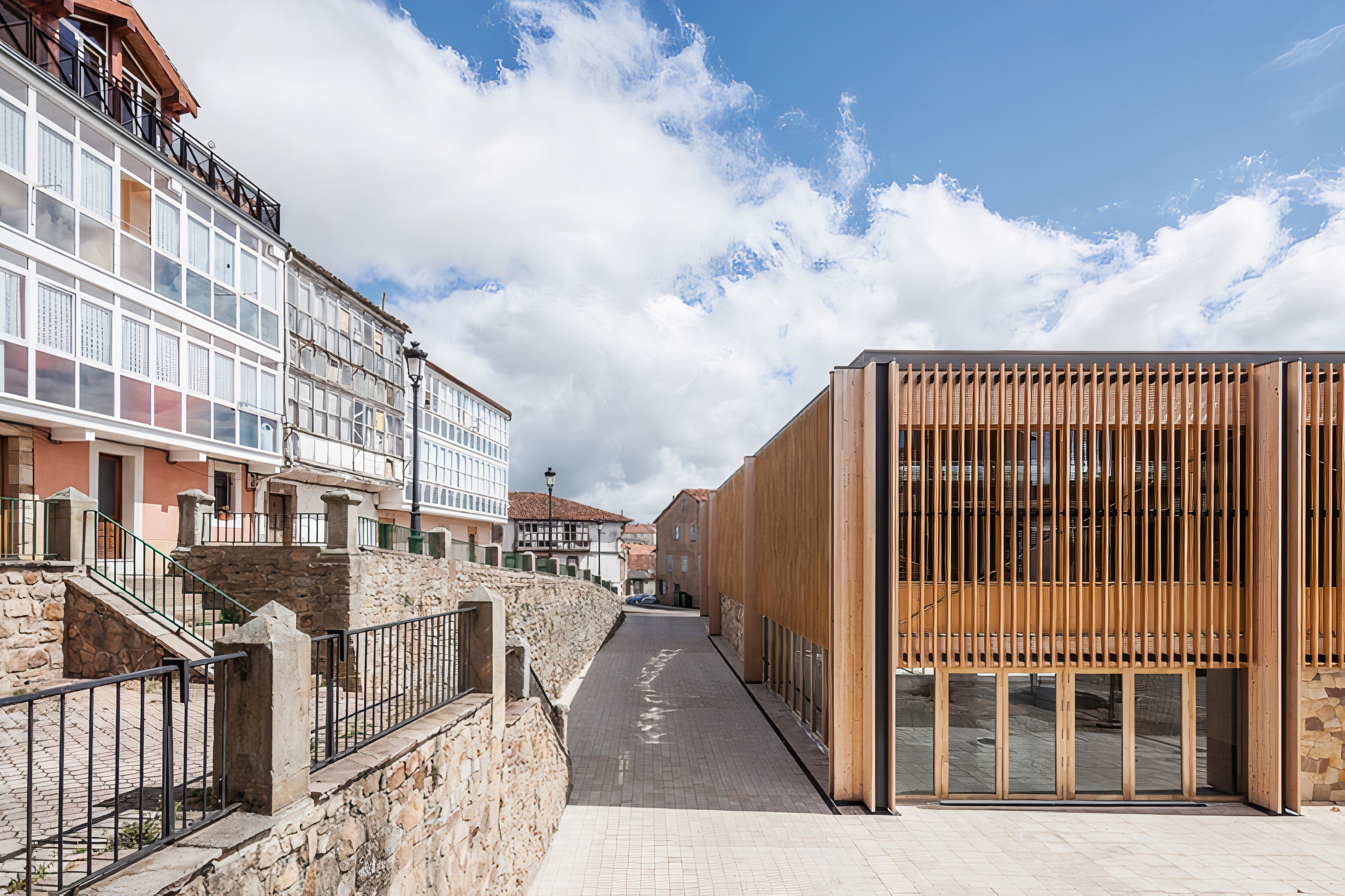 Gallery of Wood Cladding in Impluvium - 3