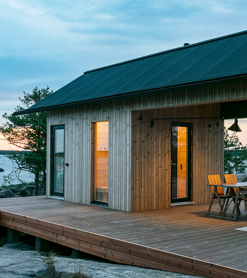 Revestimiento de madera Luna Panel System de Lunawood