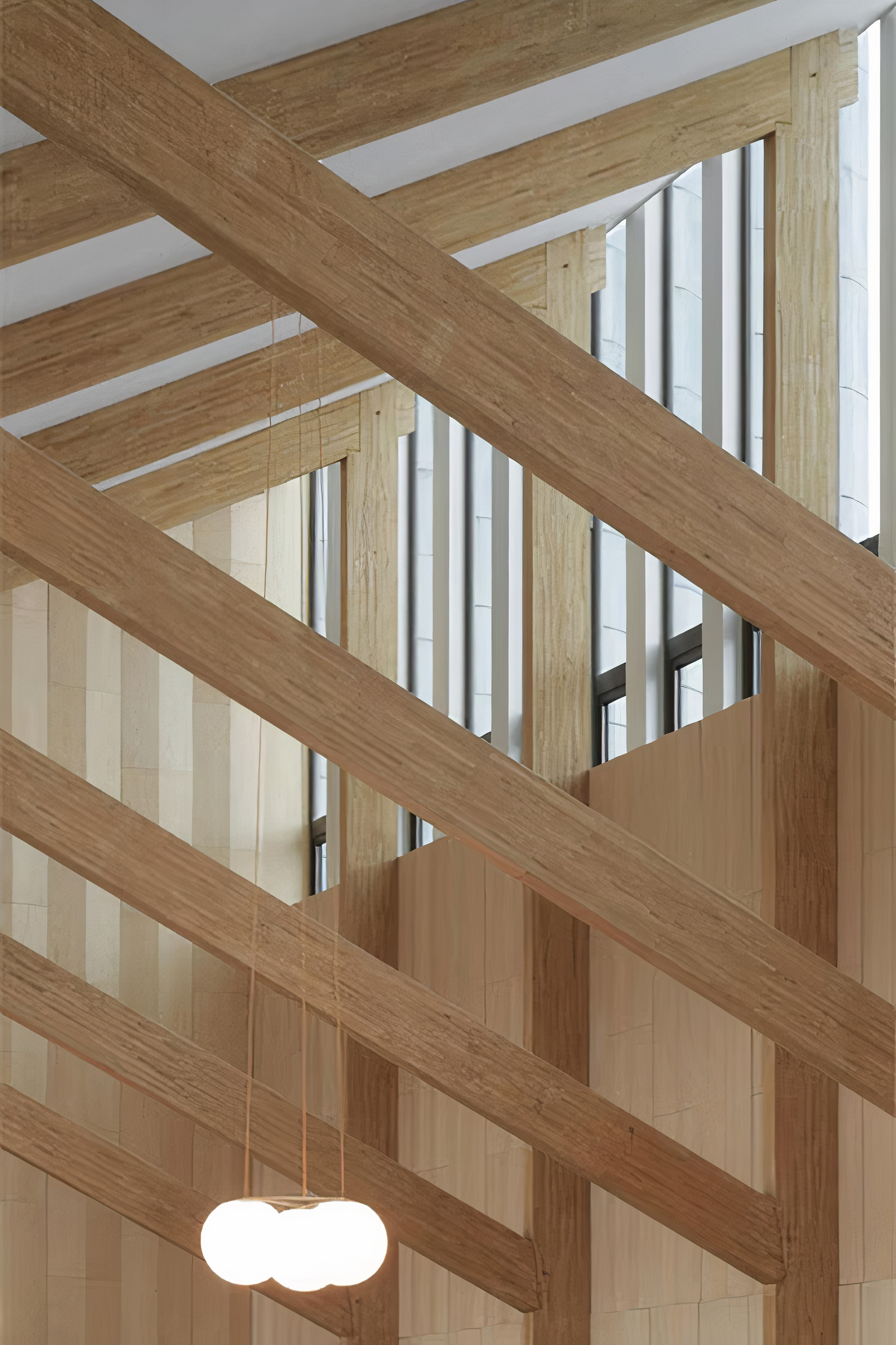 Gallery of Glulam Beams in Homerton College - 3