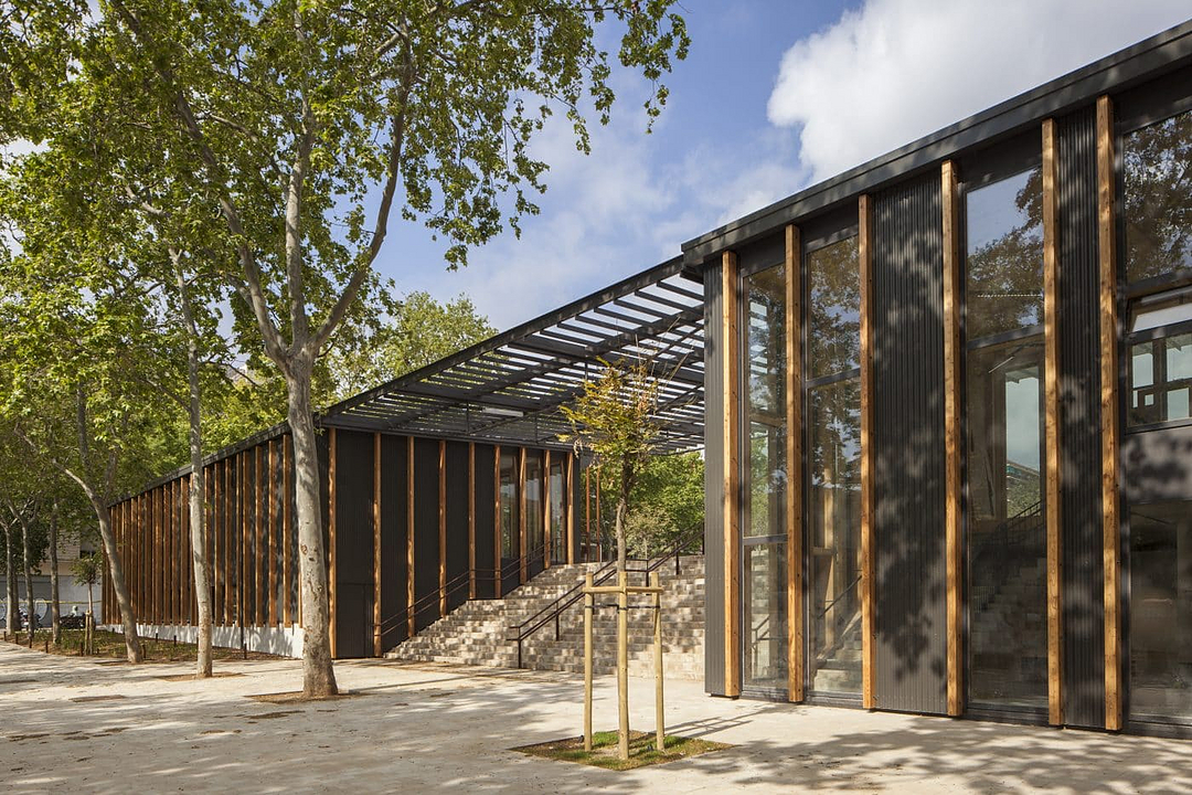 Laminated Timber Solutions in Civic Center from Egoin