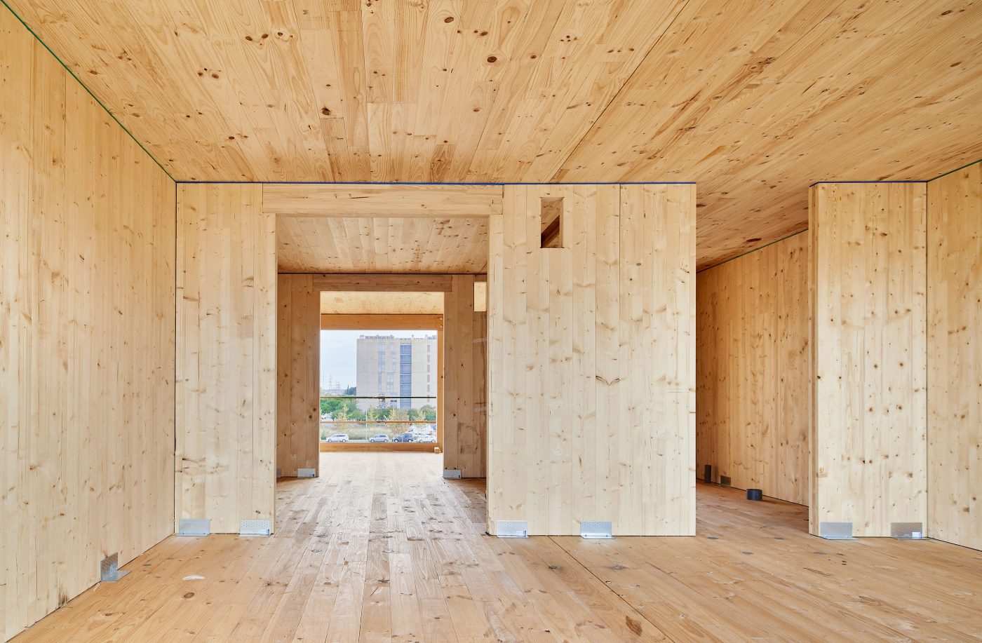 Gallery of Hybrid Timber Structure in 6-Story Building - 2