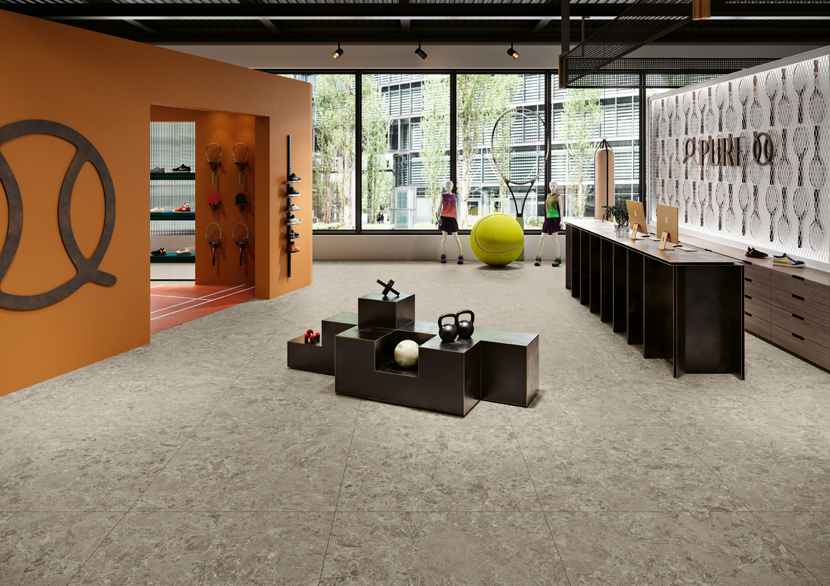 Gallery of Laminated Porcelain Stoneware - Linea Pure Stone - 2