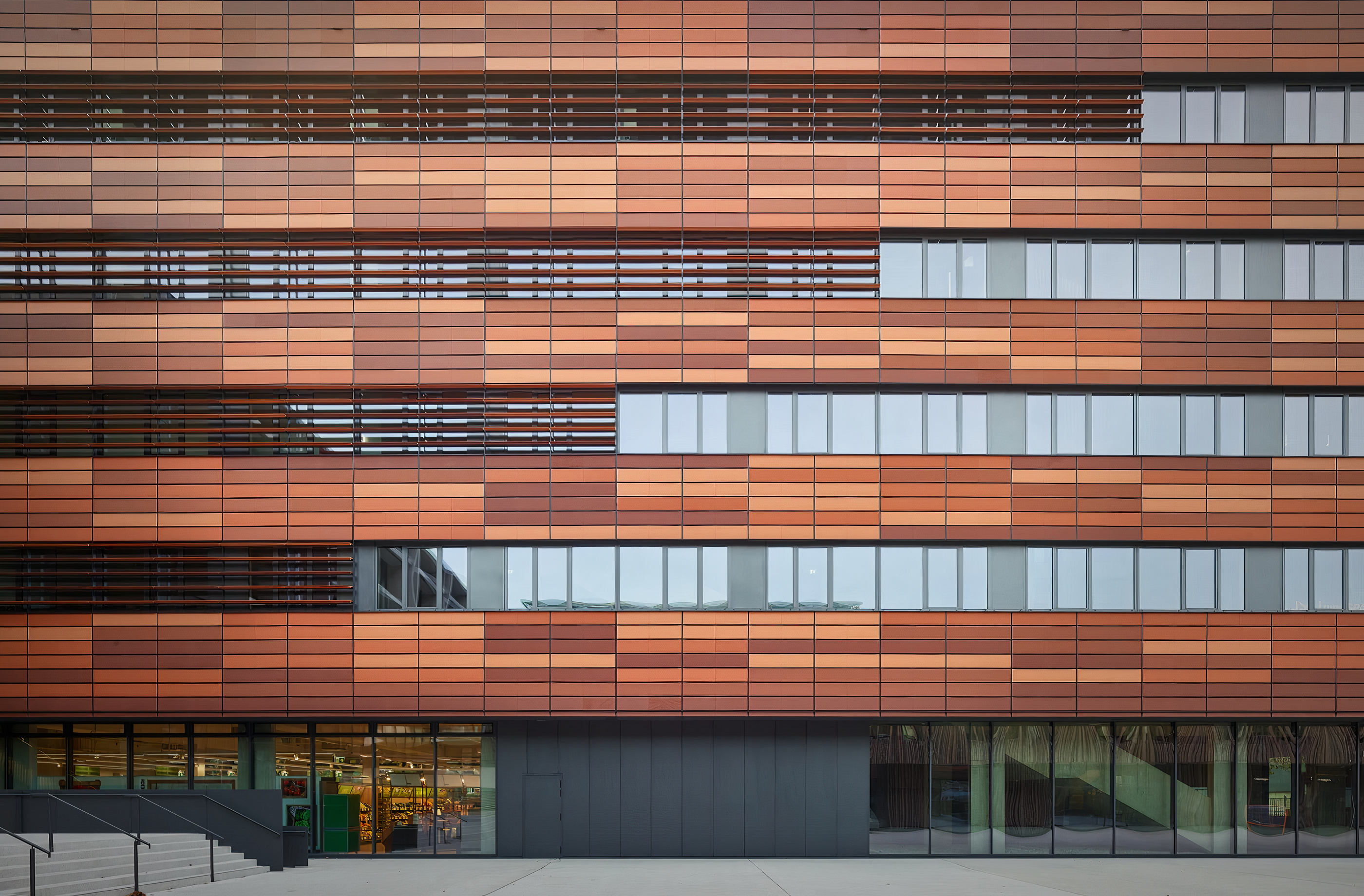 Gallery of Terracotta Facade and Shadings for Medcampus Laboratory ...