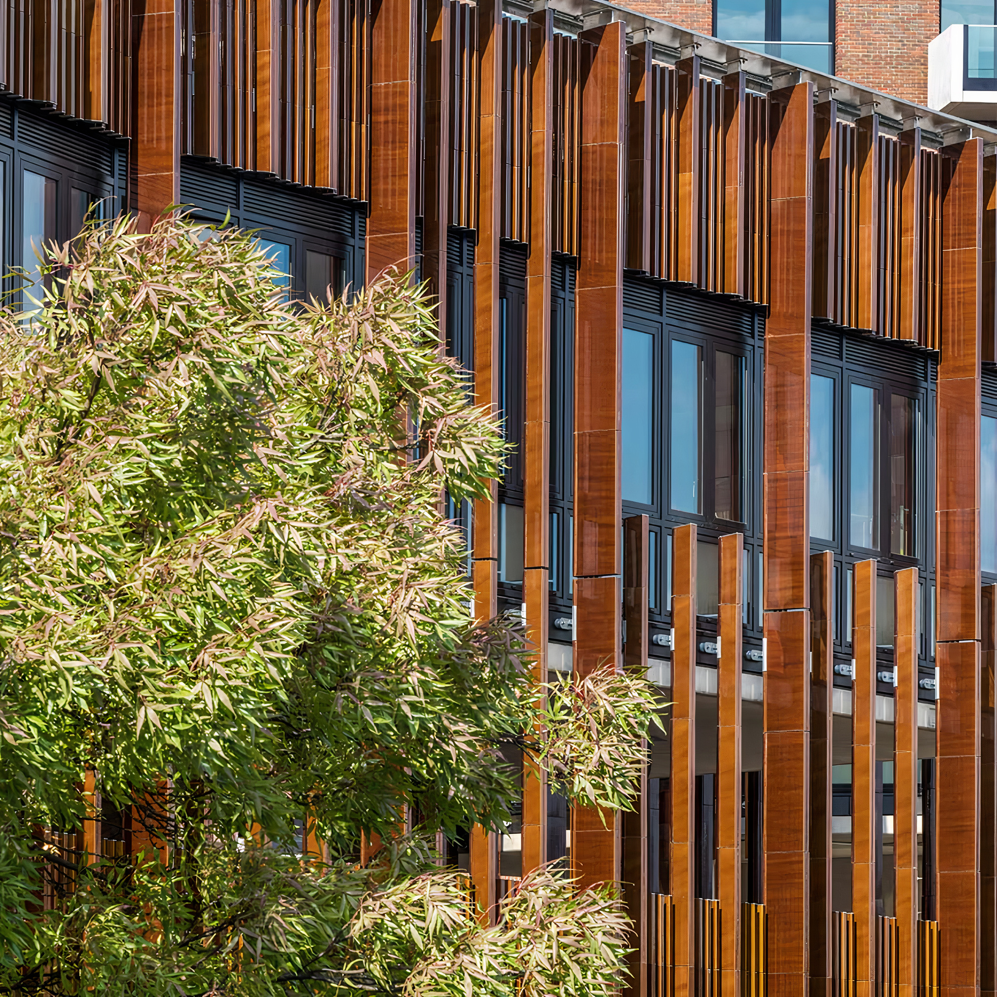 Glazed Tiles on Facade of Building at Camden Lock | BAGUETTE from MOEDING