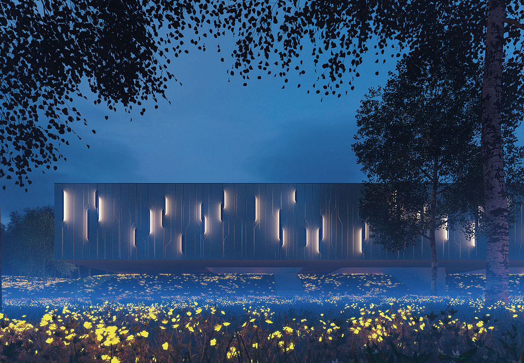 Modular Metal Wall | Qbiss Notch by Pininfarina from Trimo