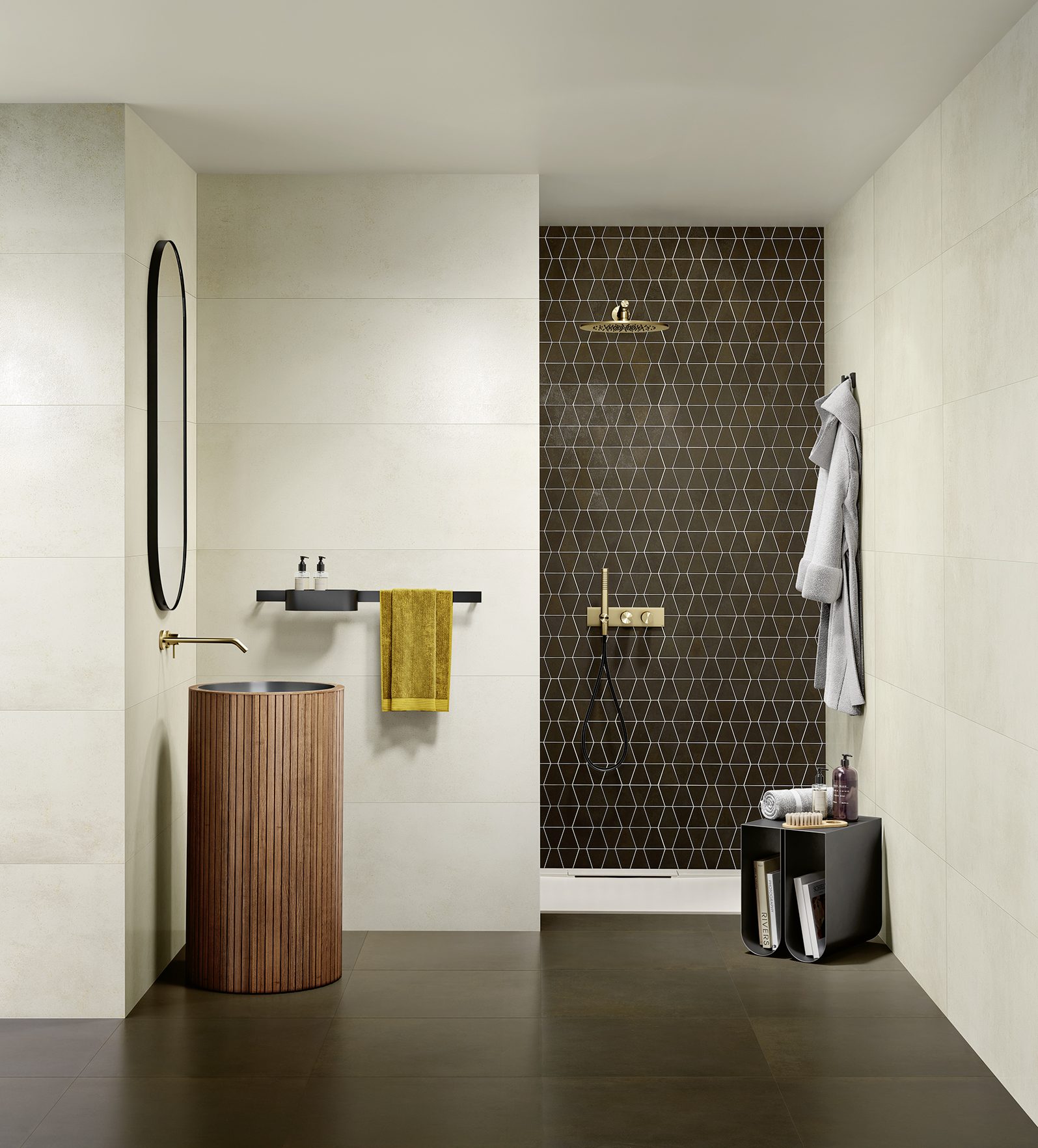 Gallery of Glazed Porcelain and Single Fired Wall Tiles - Metallic - 2