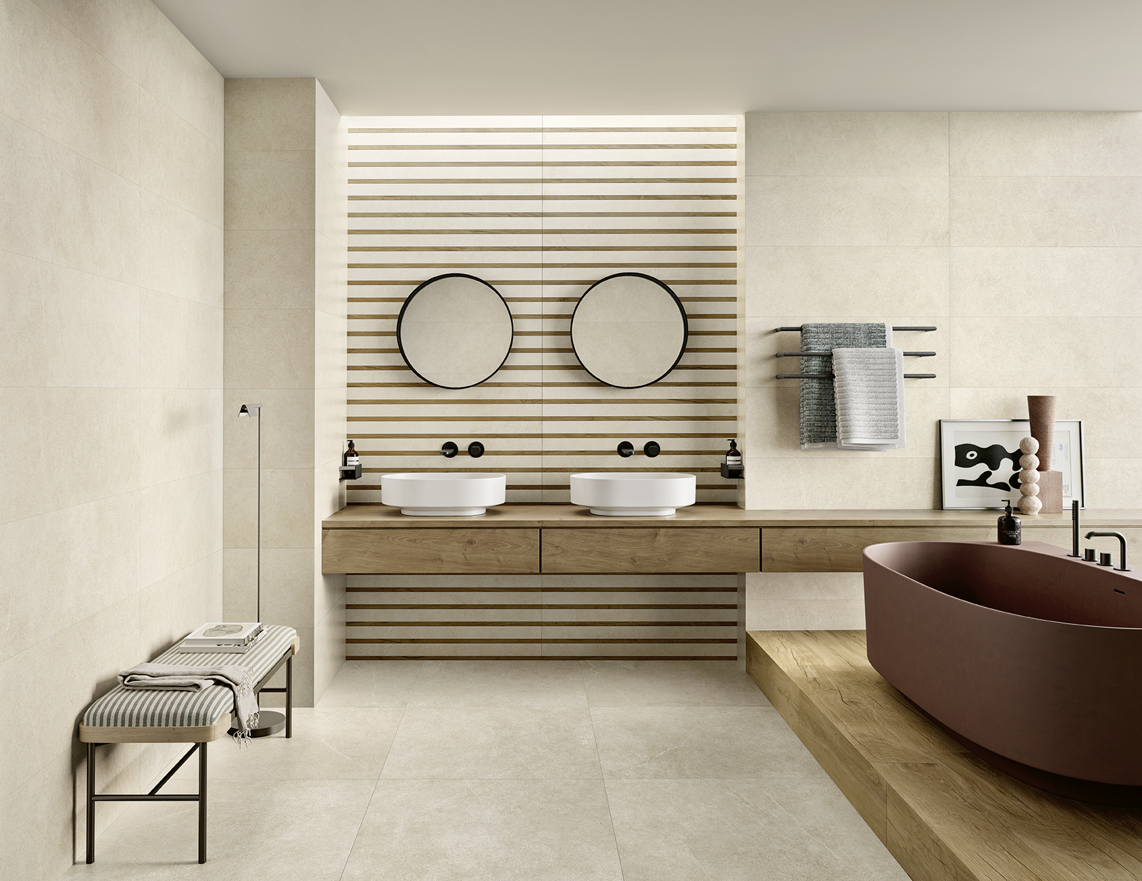 Gallery of Porcelain Stoneware and Single Fired Wall Tiles - Sense - 10