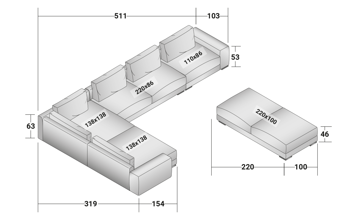 Gallery of Modular Sofa | MyPlace - 22