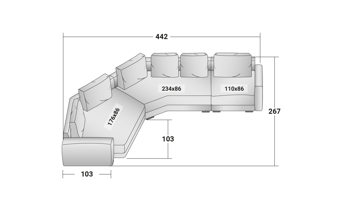 Gallery of Modular Sofa | MyPlace - 19