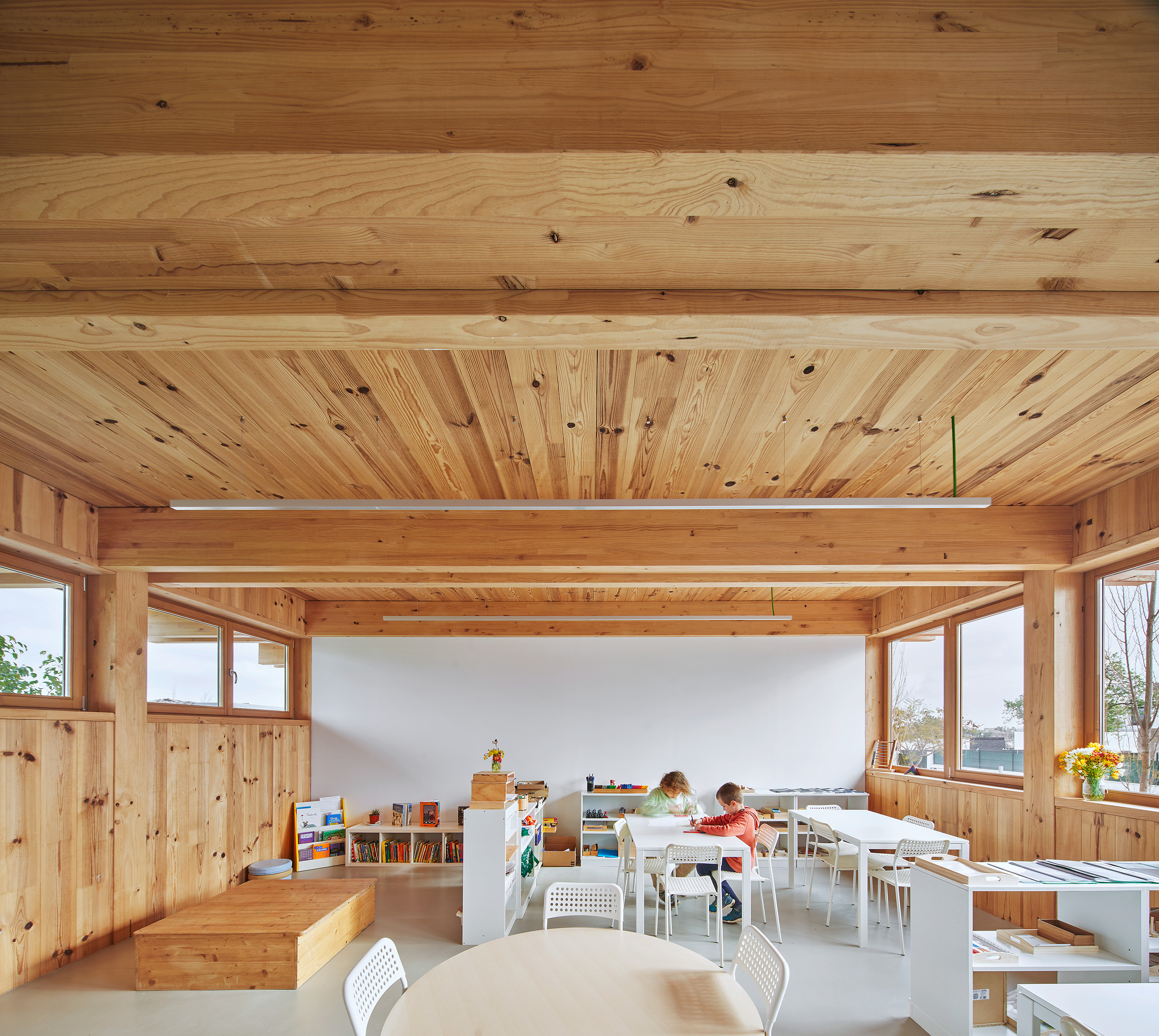 Gallery of Timber Structure at a School in Mallorca - 5