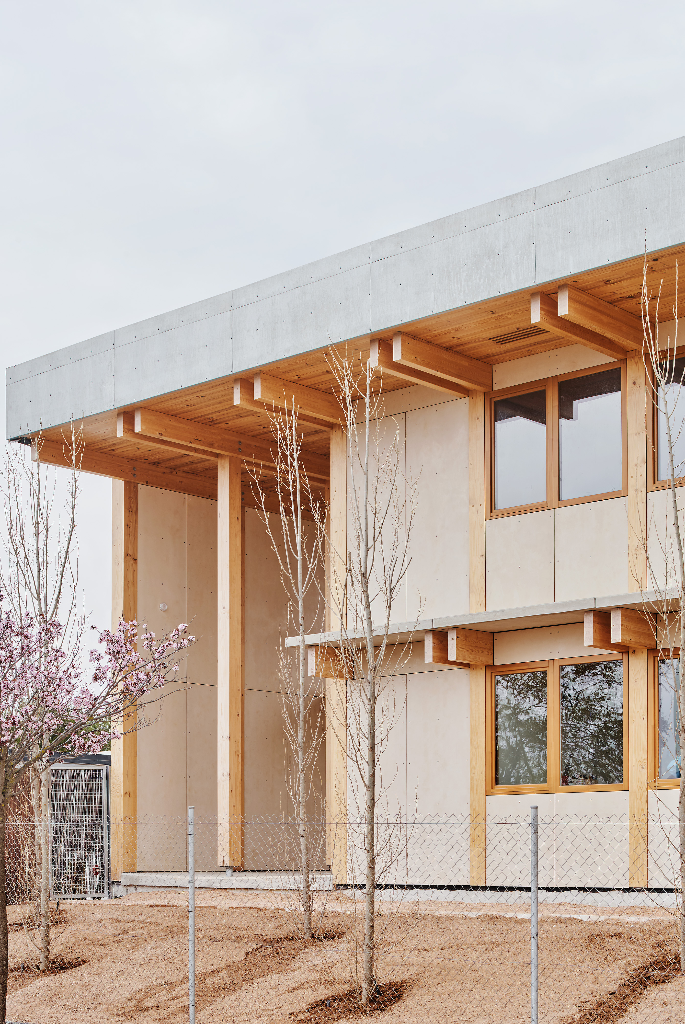 Gallery of Timber Structure at a School in Mallorca - 3