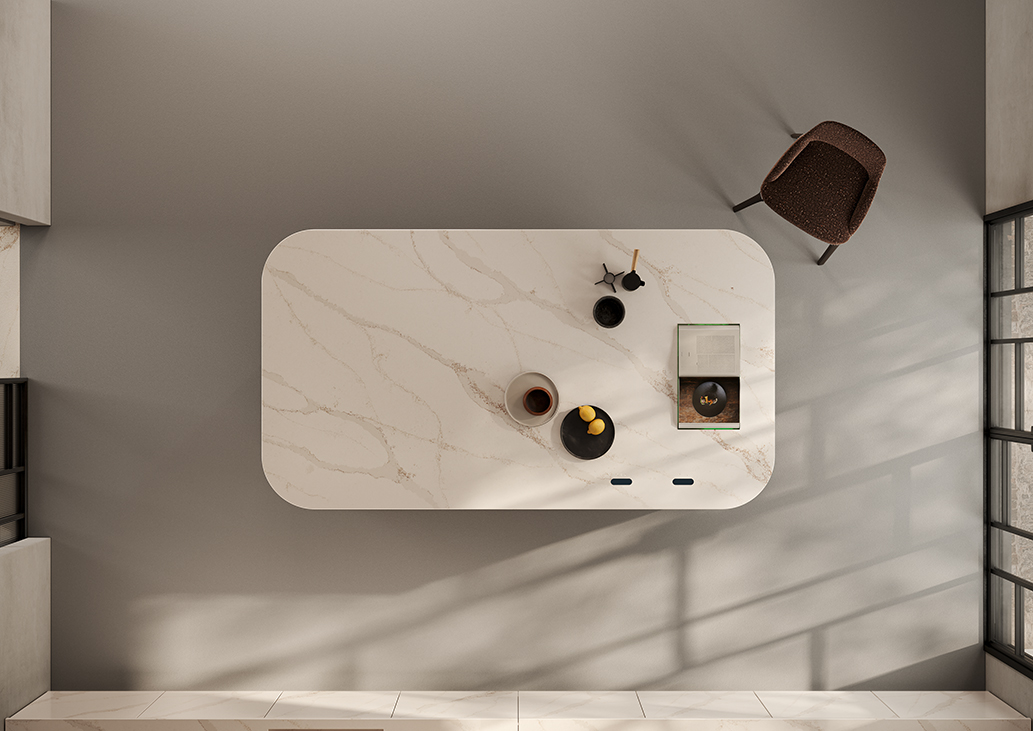 Gallery of Sintered Stone Kitchen in Private Residence - 3