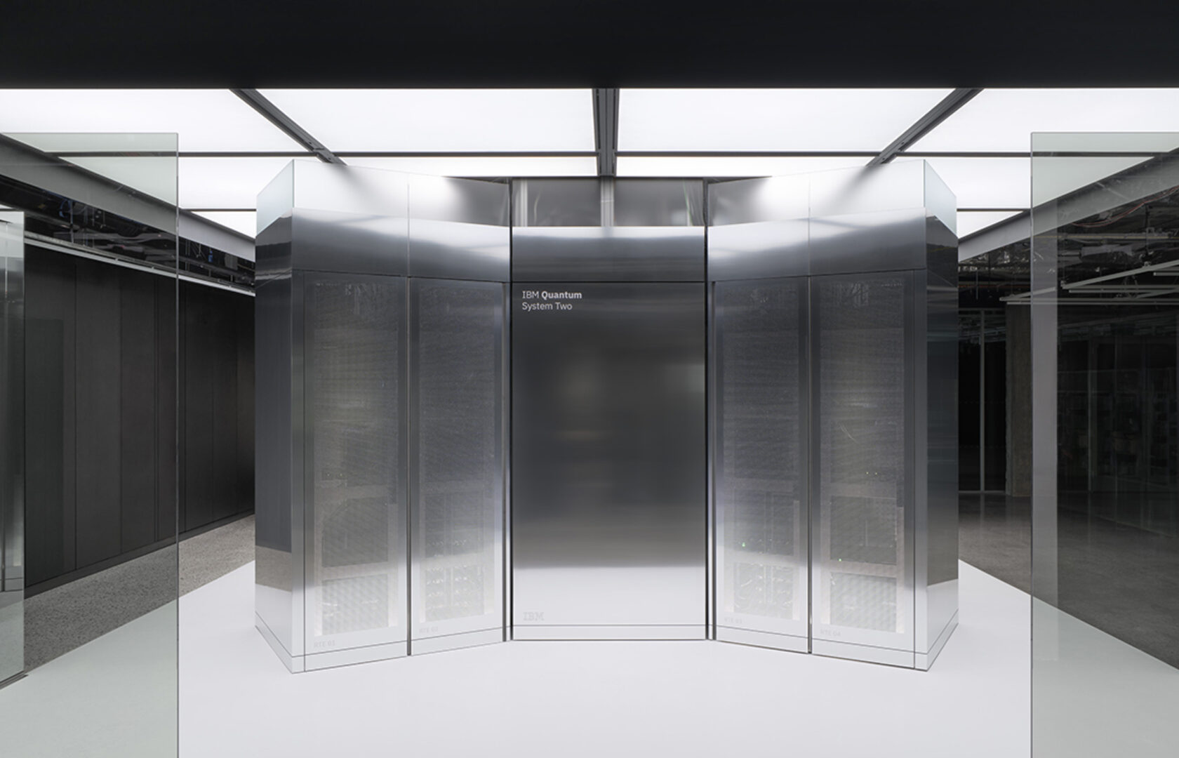 Protective Glass Enclosures for IBM Quantum System Two from Goppion