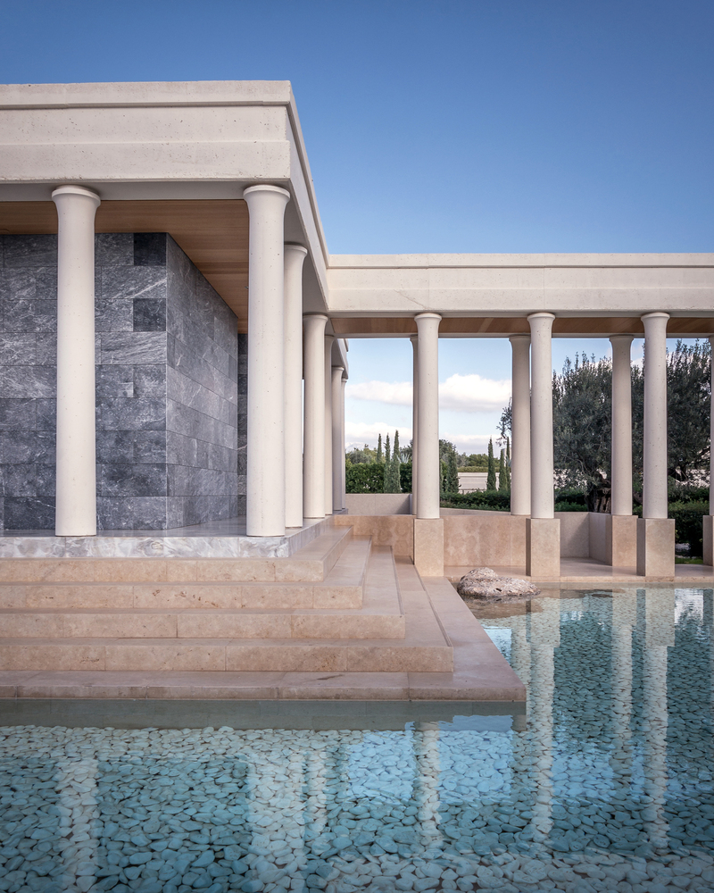 Gallery of Marble Cladding for the Amanzoe Resort - 1
