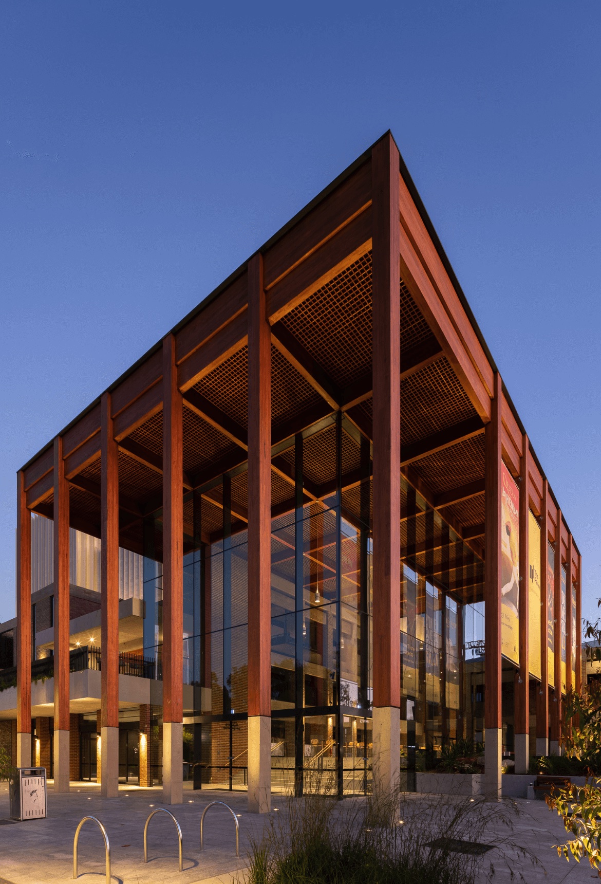 Gallery of Timber Cladding at the Pavilion Performing Arts Centre - 2