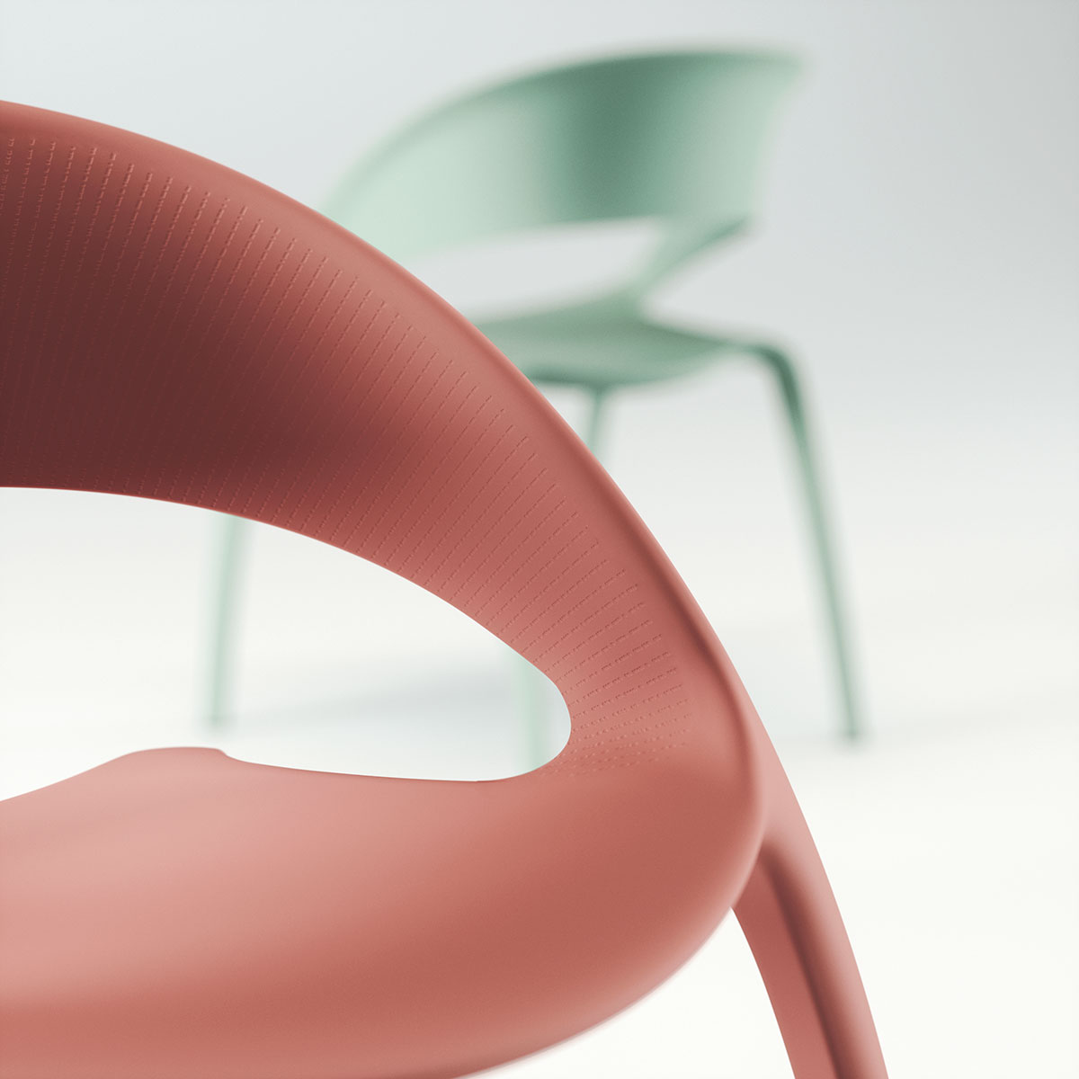 Gallery of BEE Chair: Shapes & Volumes - 12
