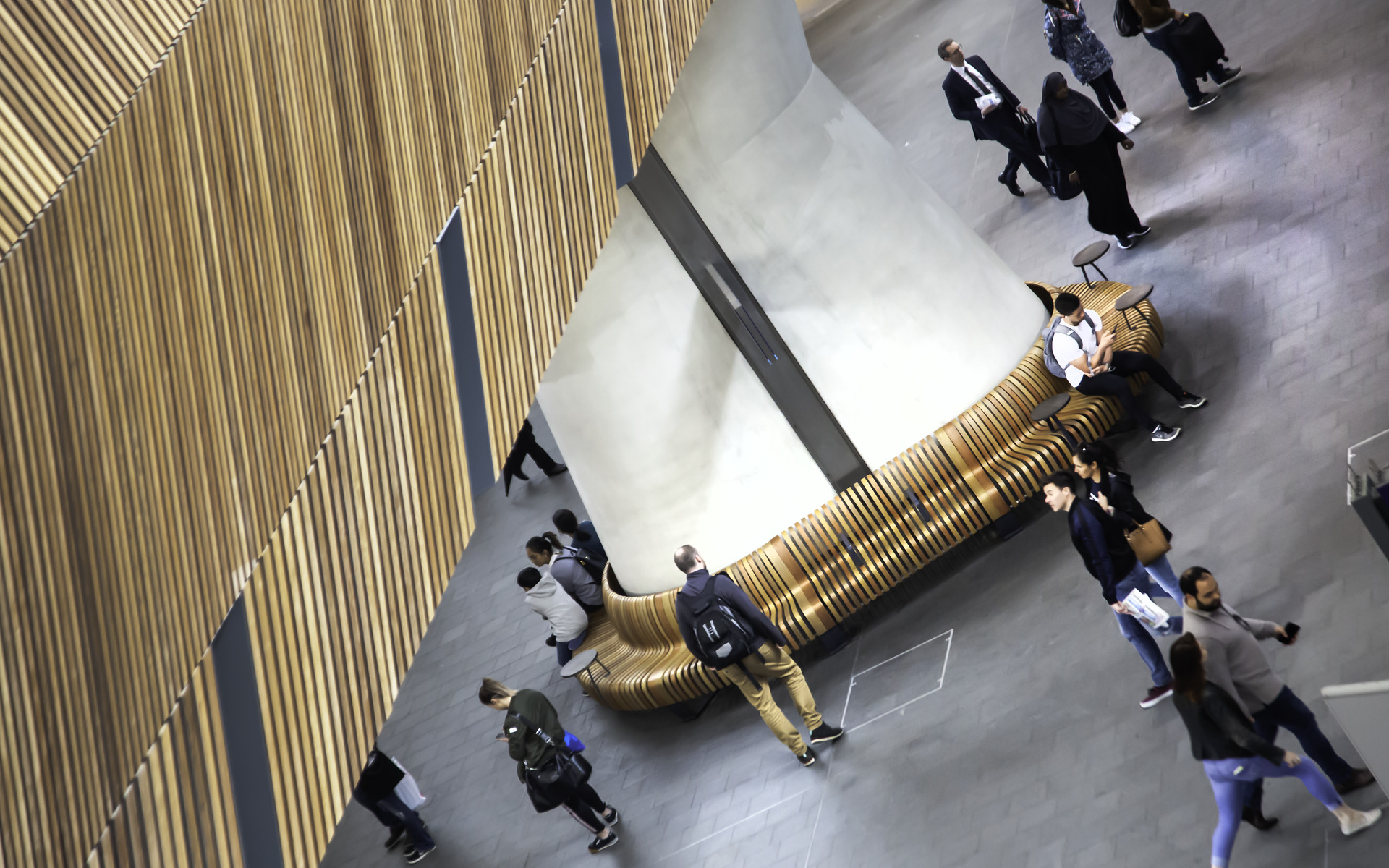 Gallery of Modular Seating in Train Station - 9