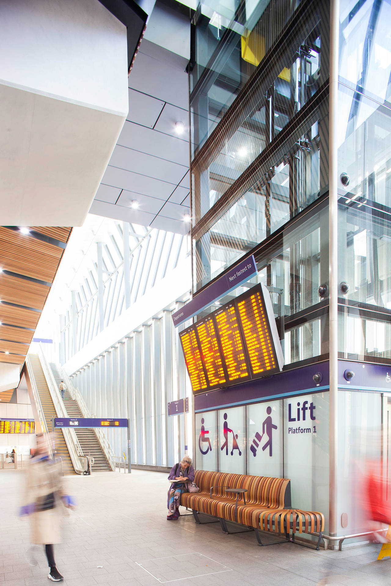 Gallery of Modular Seating in Train Station - 4