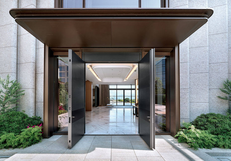 Gallery of Concealed Hinged Door in Residence Complex - 4
