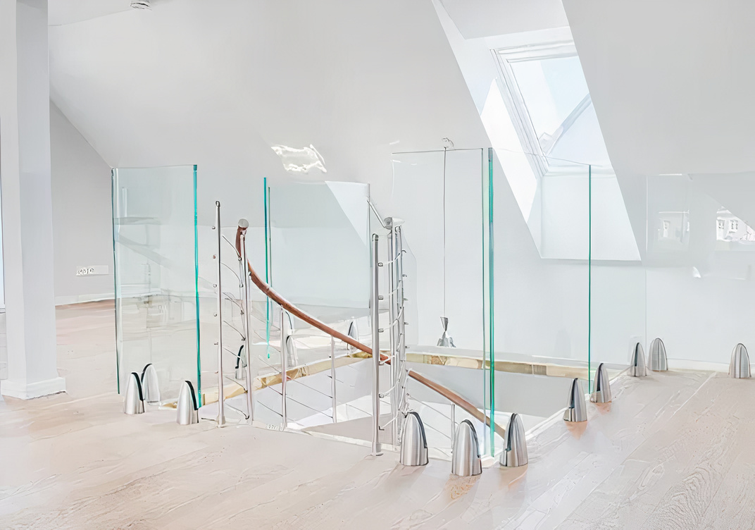 Gallery of Low Rise Railing Base Clamp | Easy Glass 6000&6400 - 2