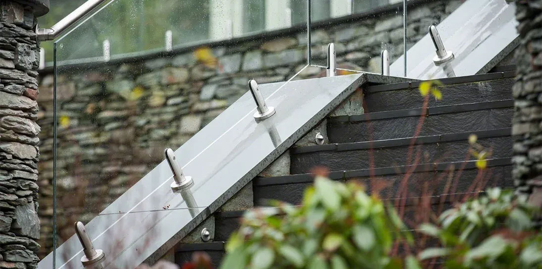 Gallery of Low Rise Railing Base Clamp | Easy Glass 6000&6400 - 5