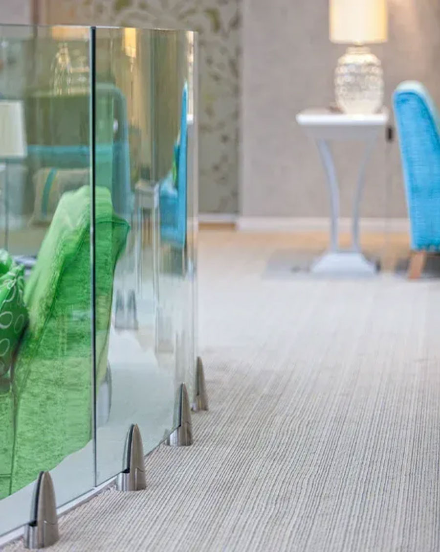 Gallery of Low Rise Railing Base Clamp | Easy Glass 6000&6400 - 1