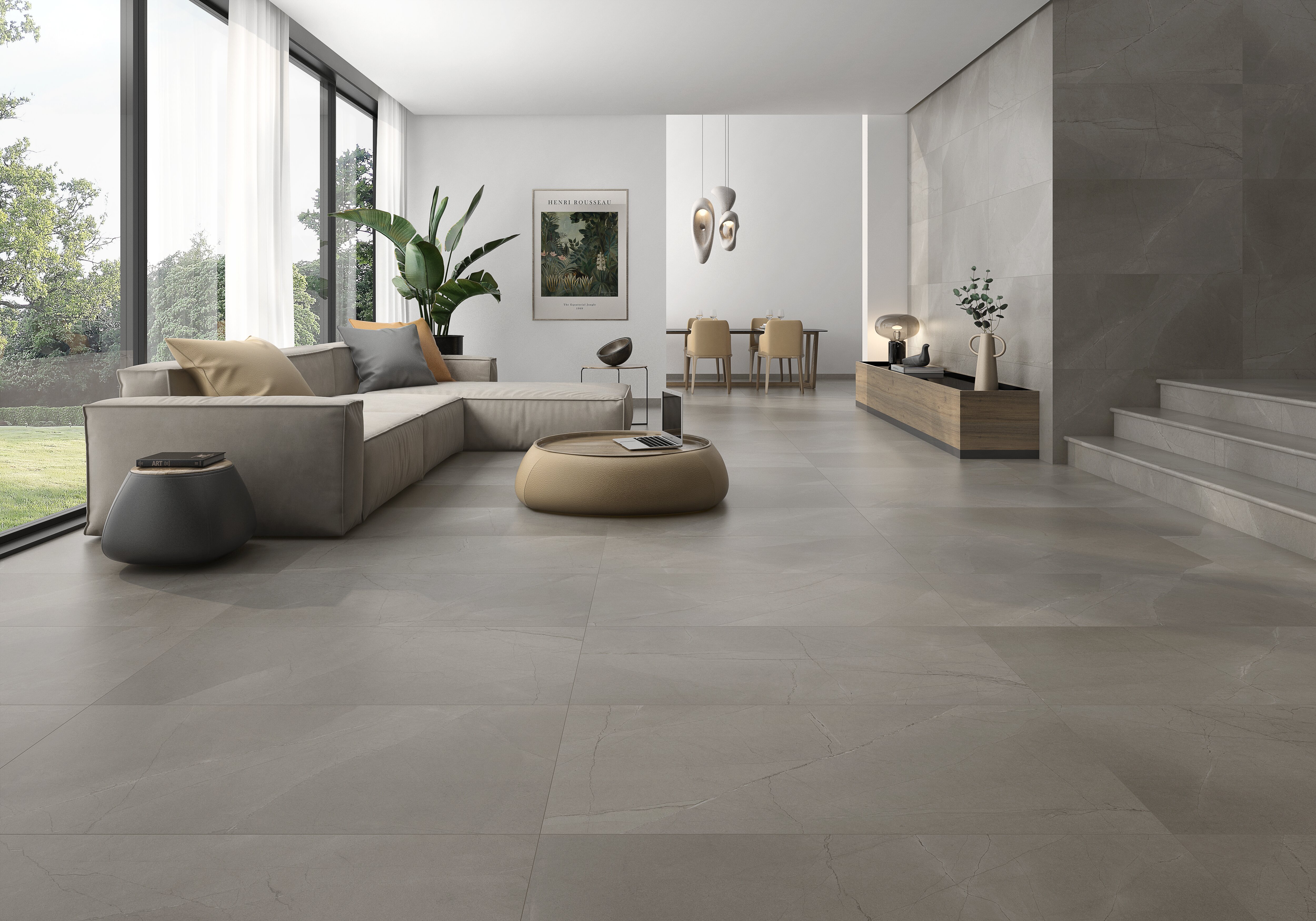 Gallery of Porcelain Tiles - Imitation Marble Flooring - 2