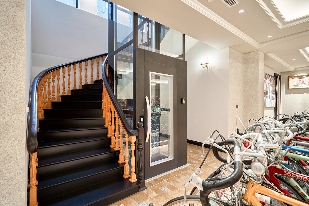 Platform Home Lift in an Indochine-Style Villa from Cibes Lift Asia