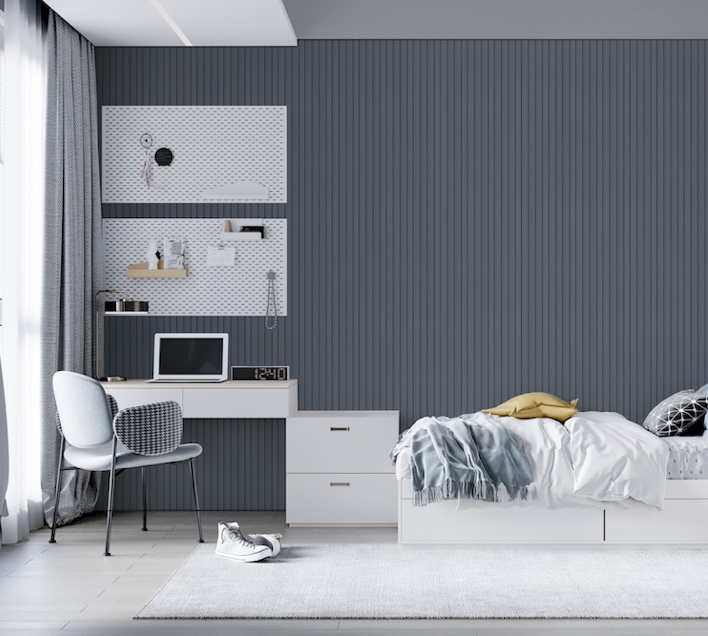 Gallery of Wood Paneling - Fluted Colored Wall Panels - 12