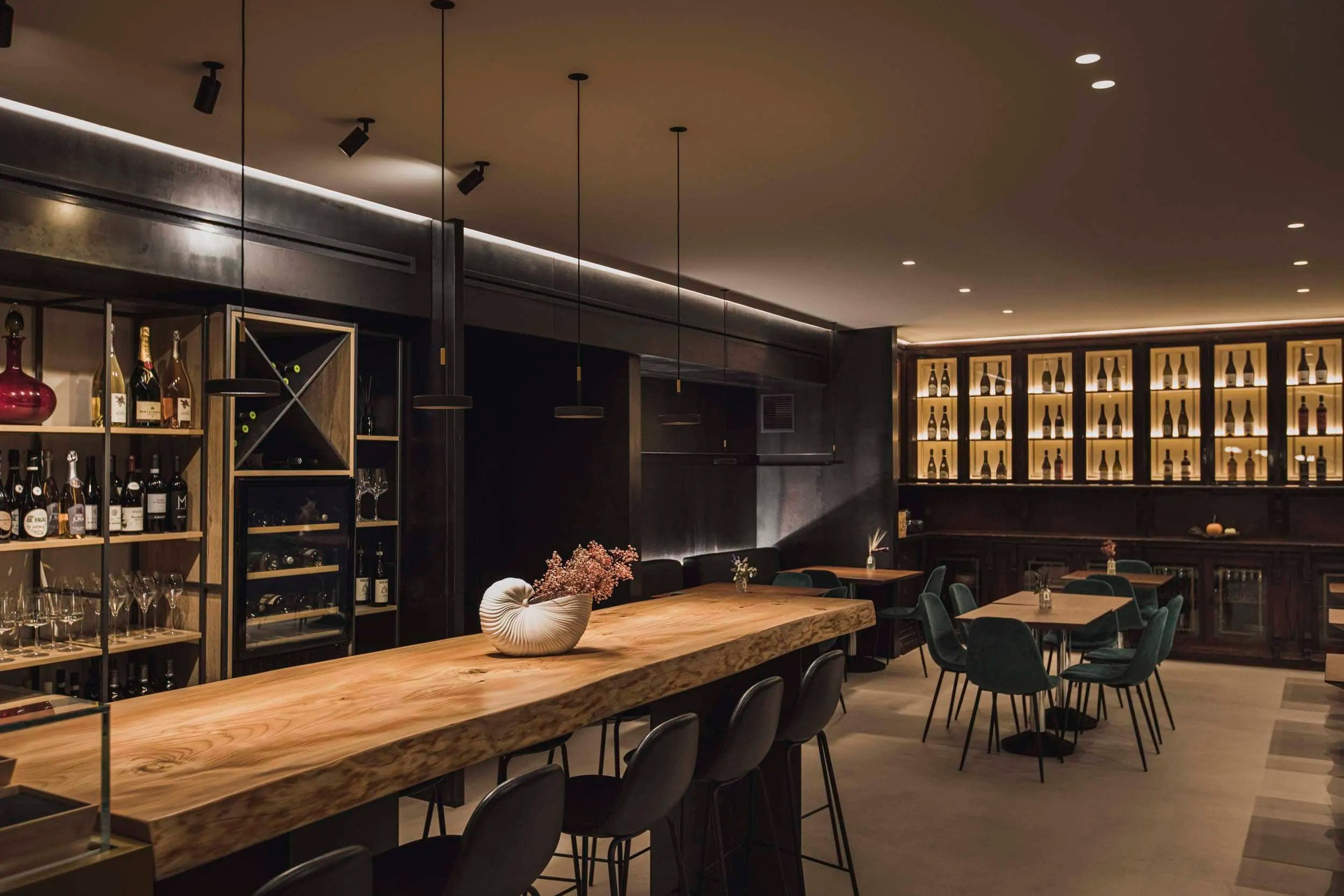 Gallery of Suspension Lamps in Italian Bar - 3