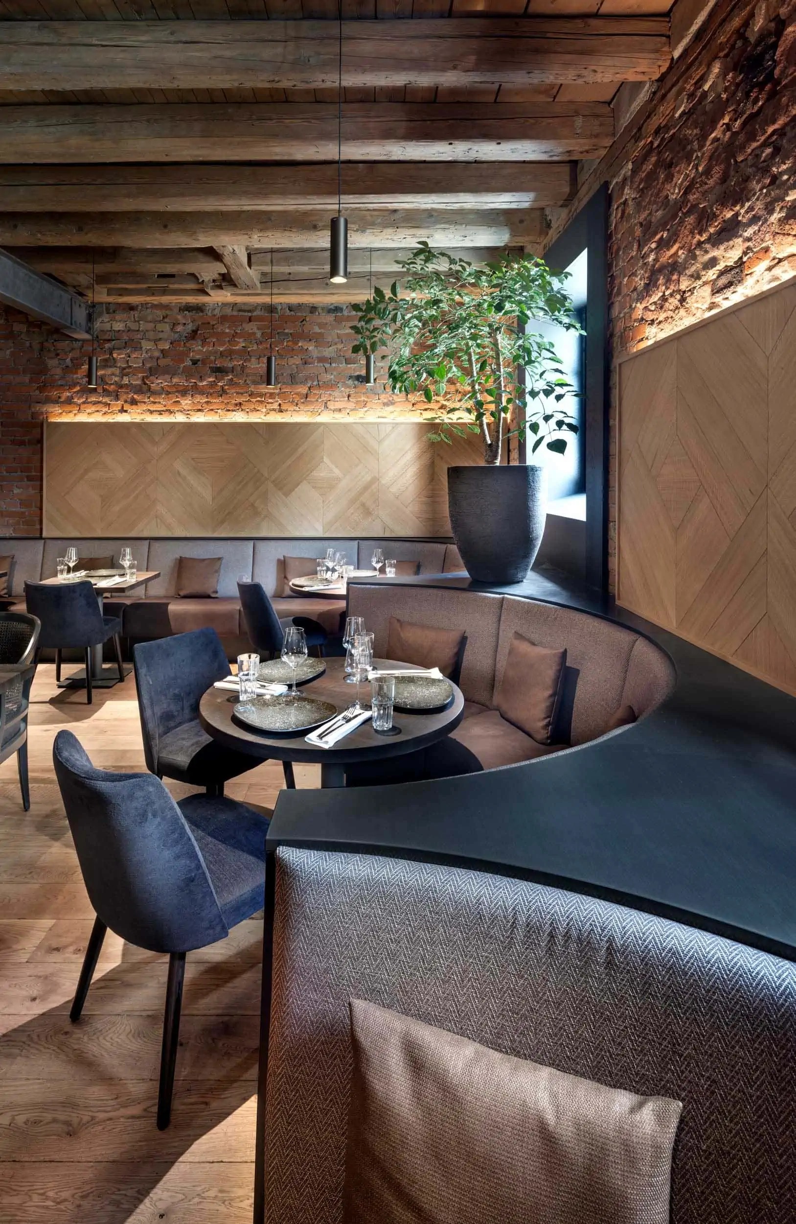 Gallery of Ceiling Lamps in Restaurant - 2