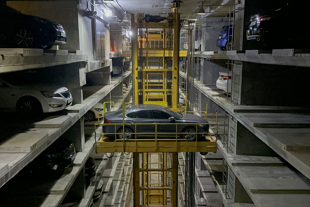 Robotic Parking System in Gangnam Project from MPSystem